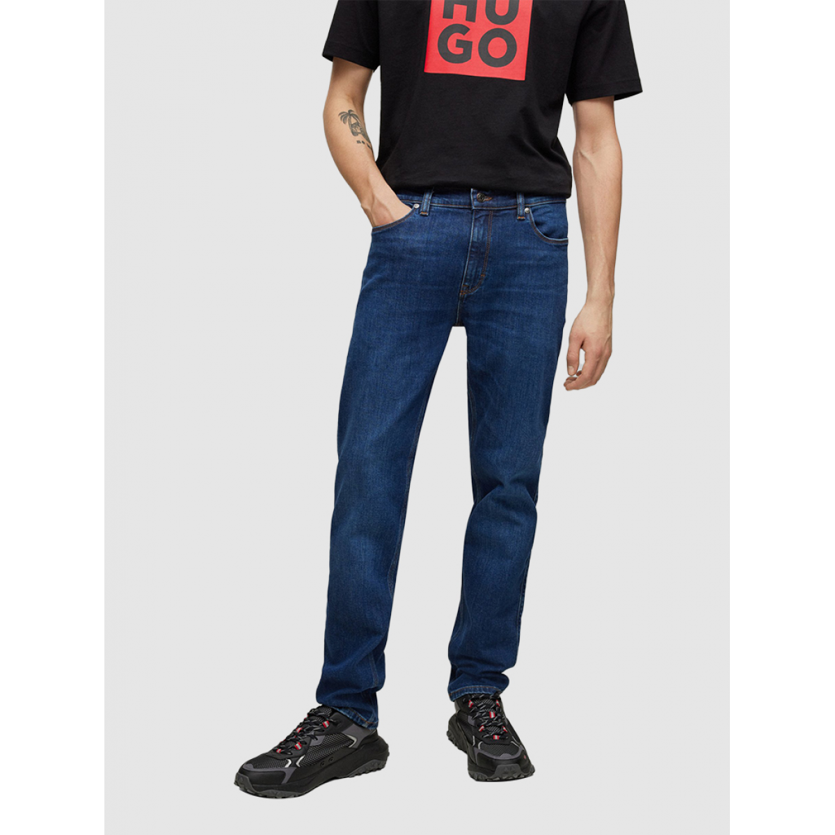 Pants Man Dark Jeans Hugo Boss - 50493701 - 50493701.35 - Mellmak