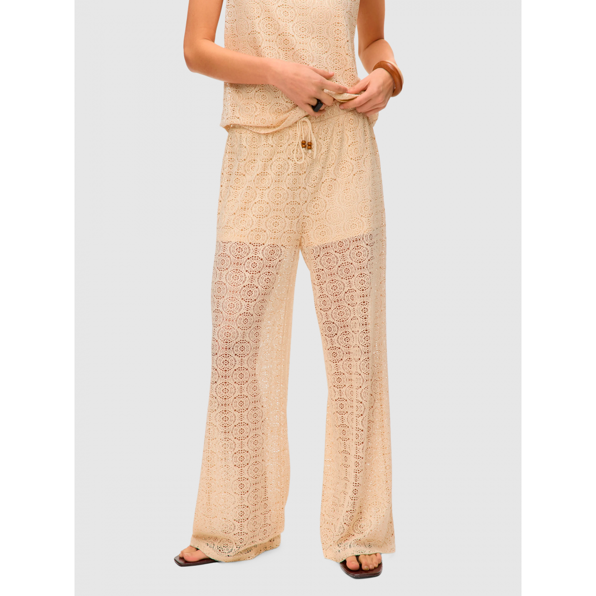 Pants Woman Vero Moda Beige - 10325044.36 - Mellmak
