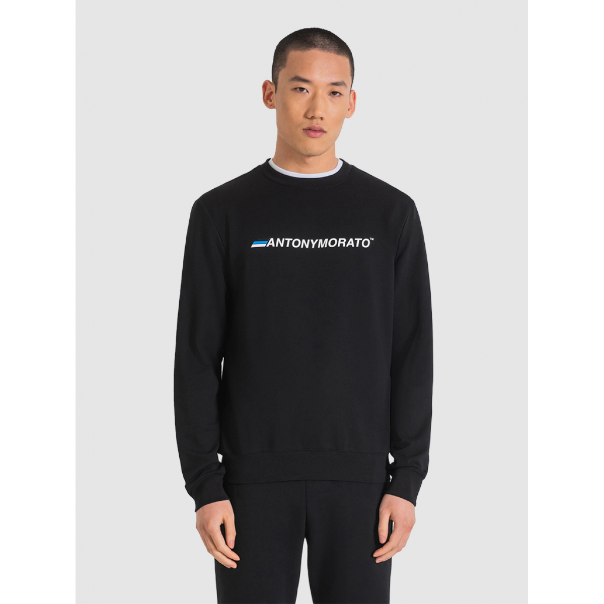 Jumper Man Antony Morato Black - MMFL00978FA150048.2 - Mellmak