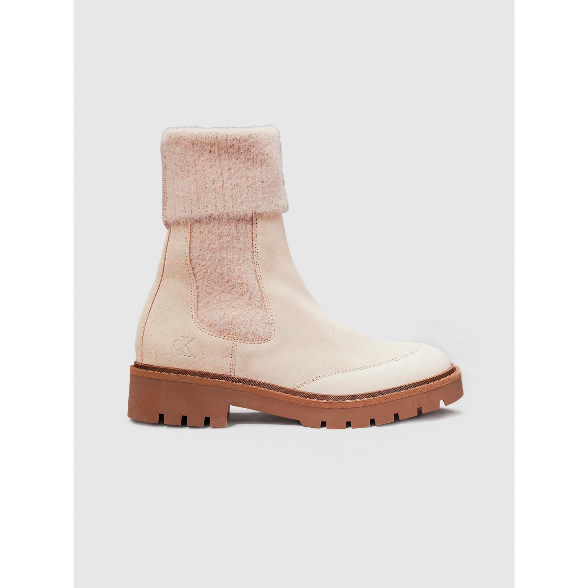 Botas Mulher Calvin Klein Creme - YW0YW01600.124 - Mellmak