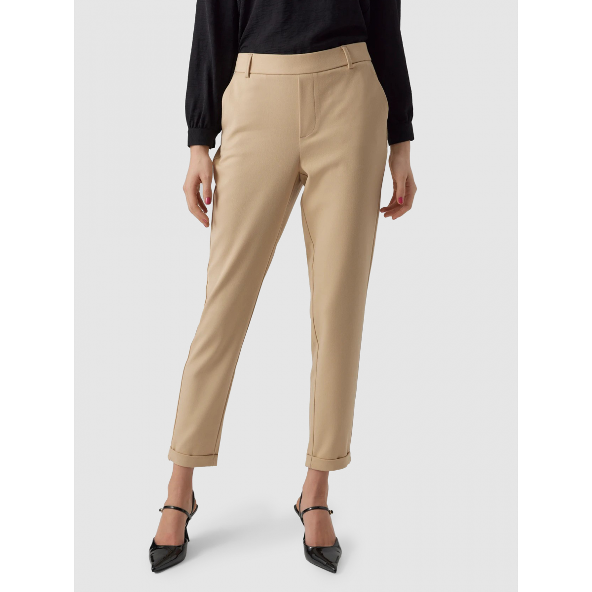 Pants Woman Light Brown Vero Moda - 10225280 - 10225280.128 | Mellmak